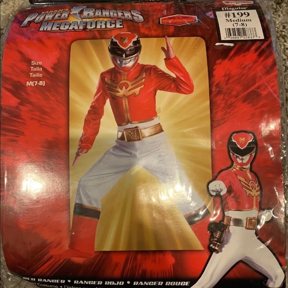Power Ranger | Costumes | Power Rangers Megaforce Red Ranger Medium 78 ...